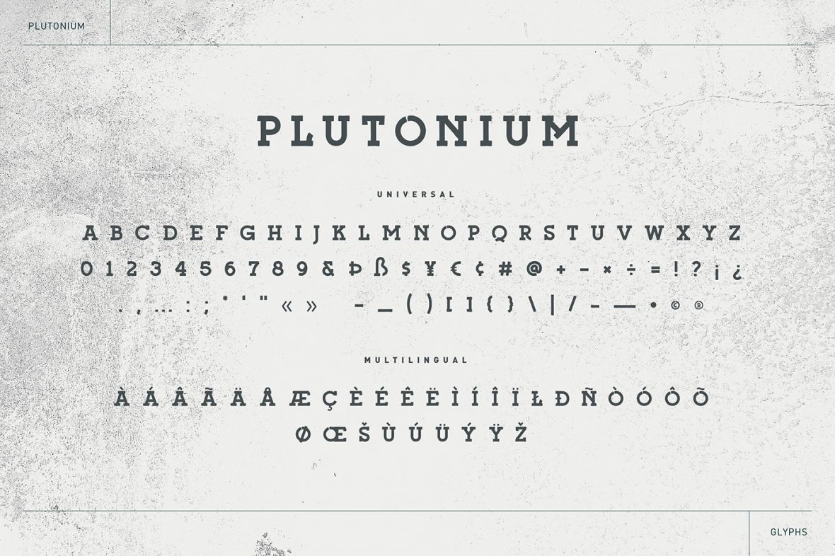 Plutonium, A Free Font From Black FontLab - Typeyeah.