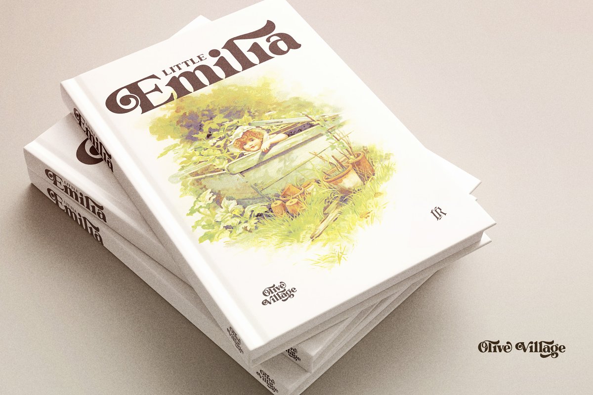 Olive Village, A Vintage Font by Ivan Rosenberg - Typeyeah.