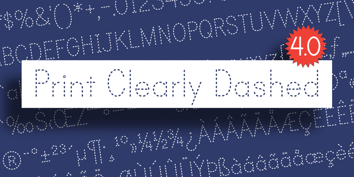 Print Clearly 4.0, Free Font by Blue Vinyl Fonts - Typeyeah.