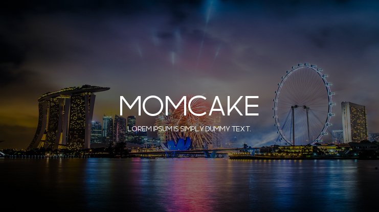 Momcake, Free Font by Rivian Art - Typeyeah.