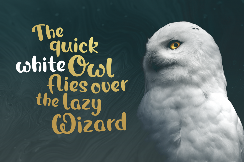Magic Owl, Free Font from Shaped Fonts - Typeyeah.